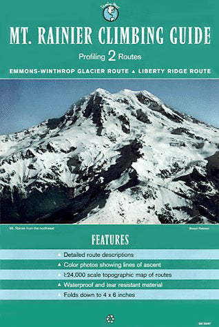Mount Rainier 2 Route Climbing Guide Map | Ascent Cycles