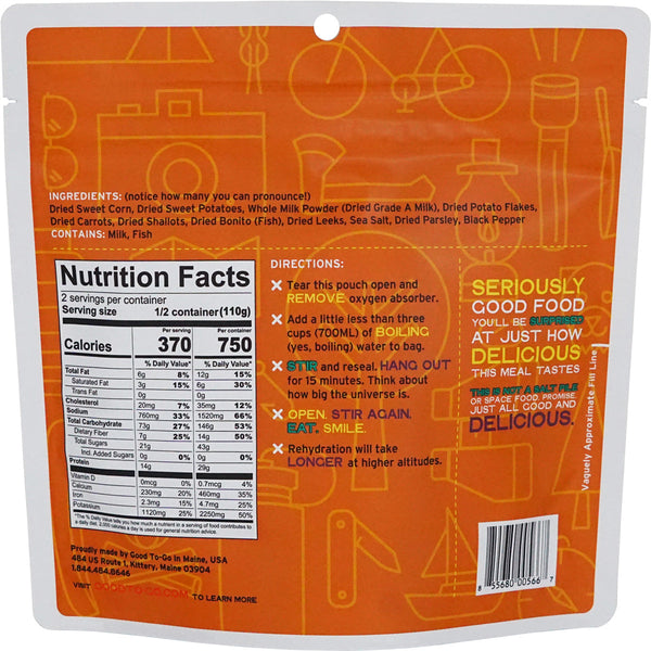 Good To Go Roasted Corn Chowder – Ascent Cycles