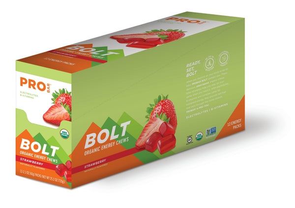 Probar Bolt Chews Strawberry 12-Pack – Ascent Cycles